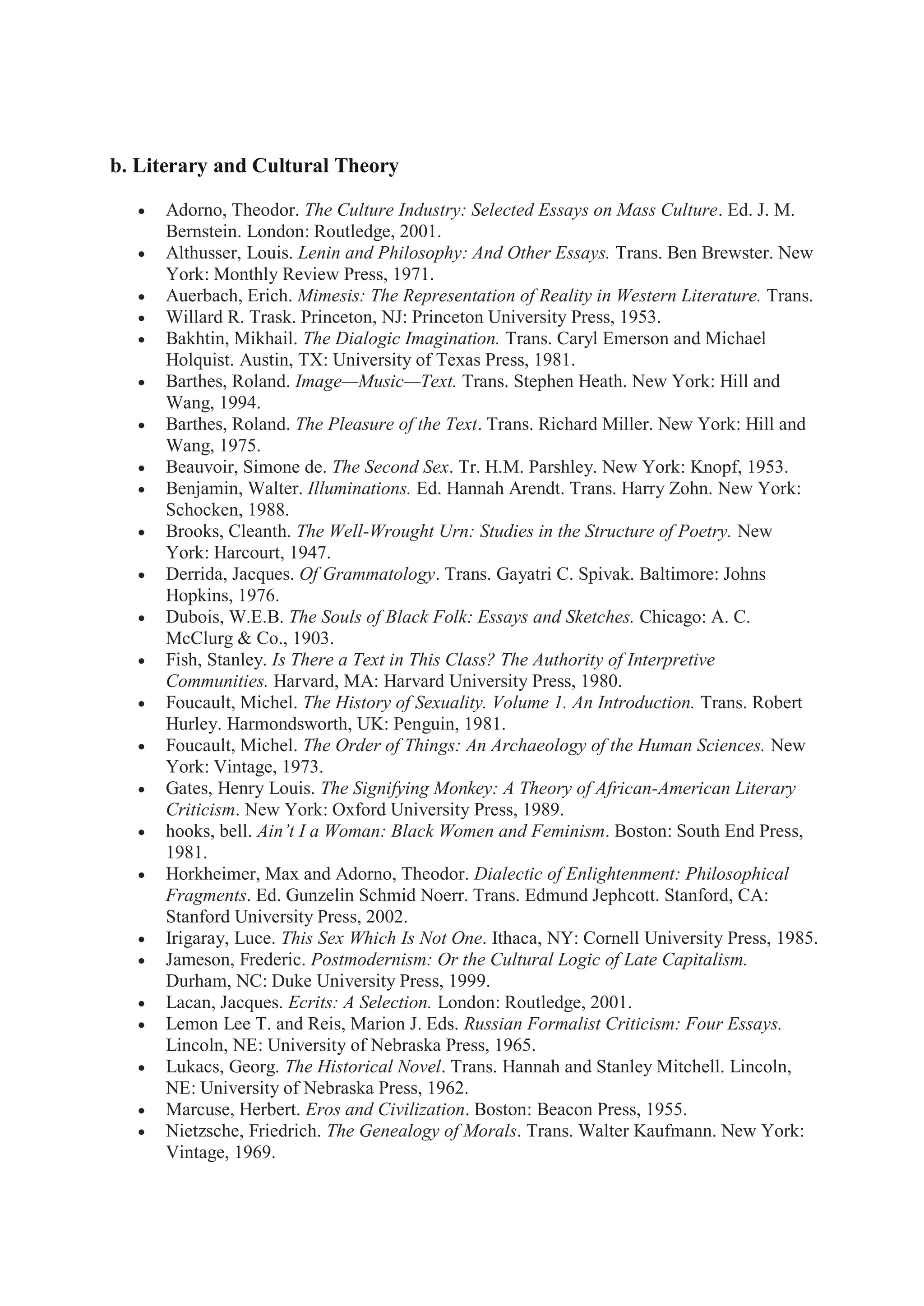 Literary theory an-overview | PDF