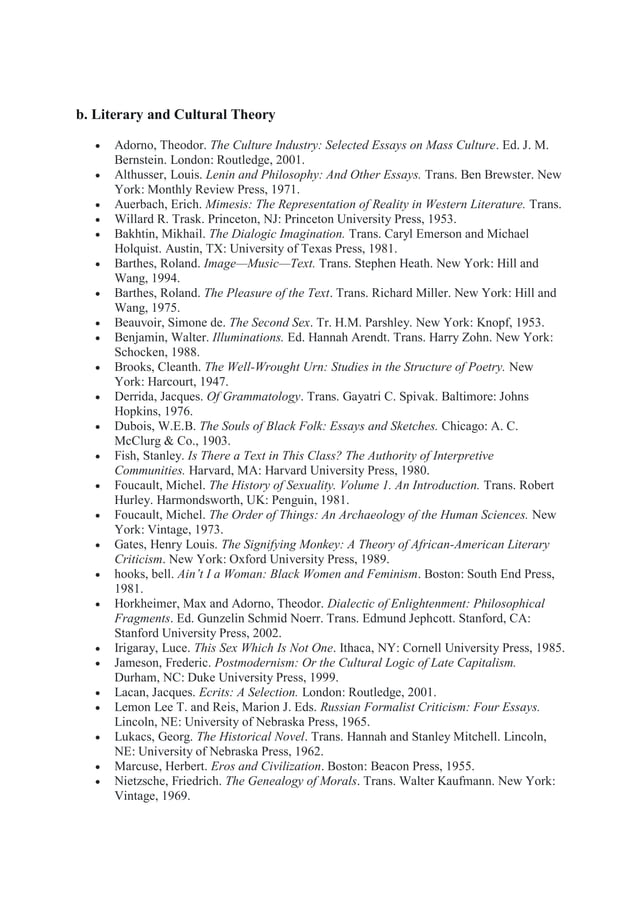 Literary theory an-overview | PDF