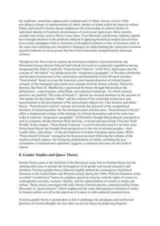 Literary theory an-overview | PDF