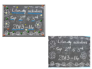 Literary activity | PPSX