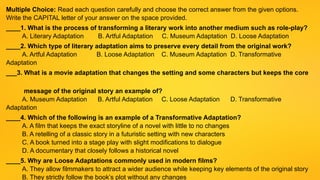 Literary Adaptation and its 4 types .pptx