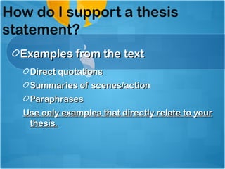 Summer Reading Essay Review and Tips | PPT