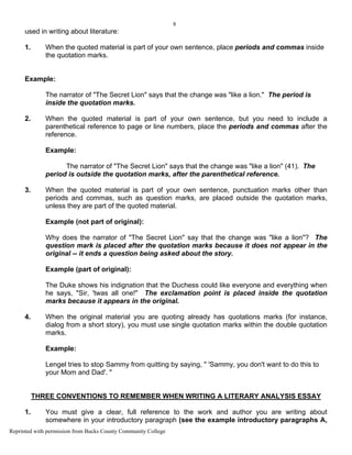 Literary analysis | PDF