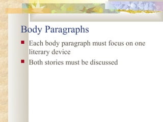 Literary Analysis | PPT