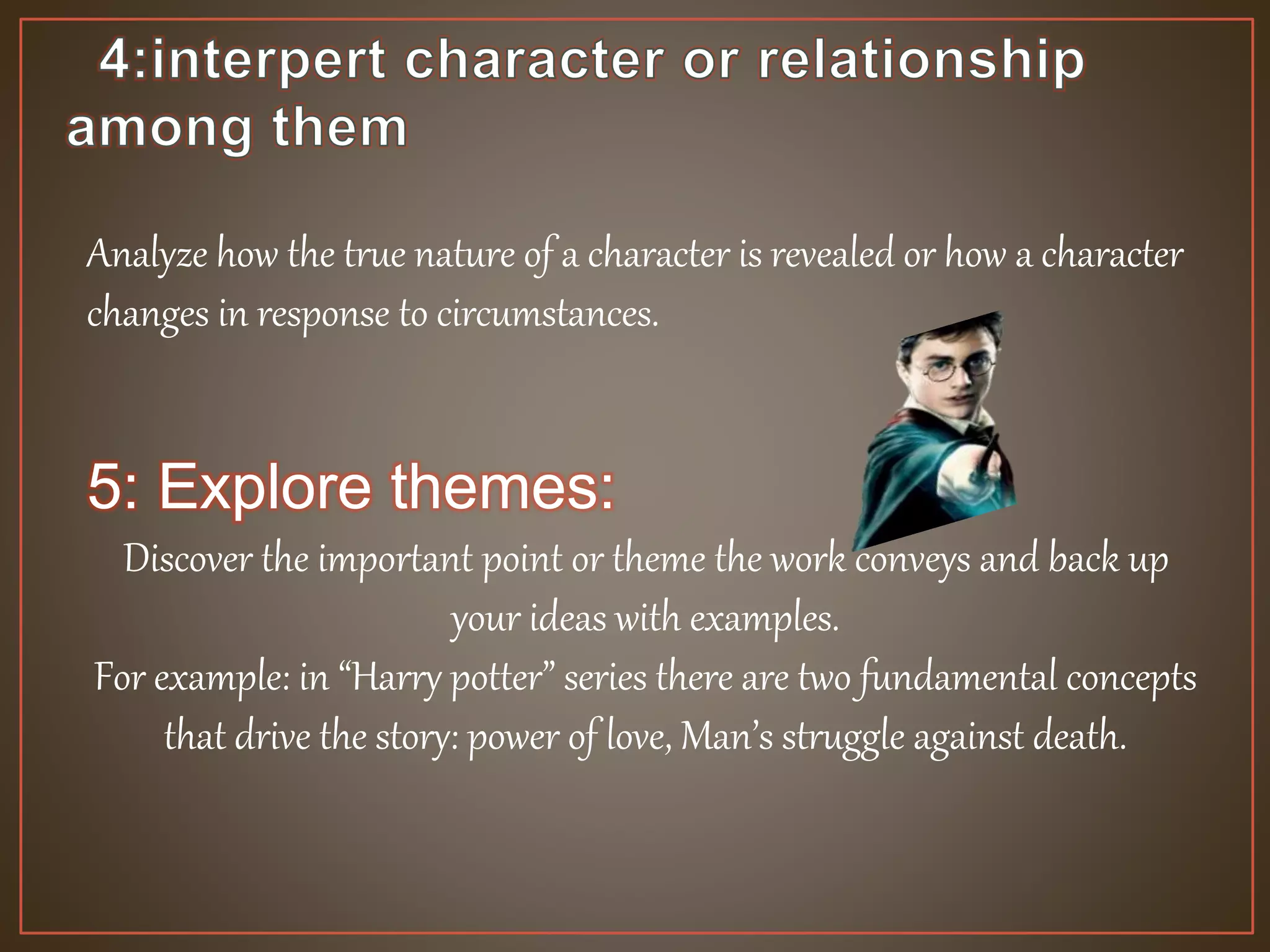 Literary analysis | PPTX