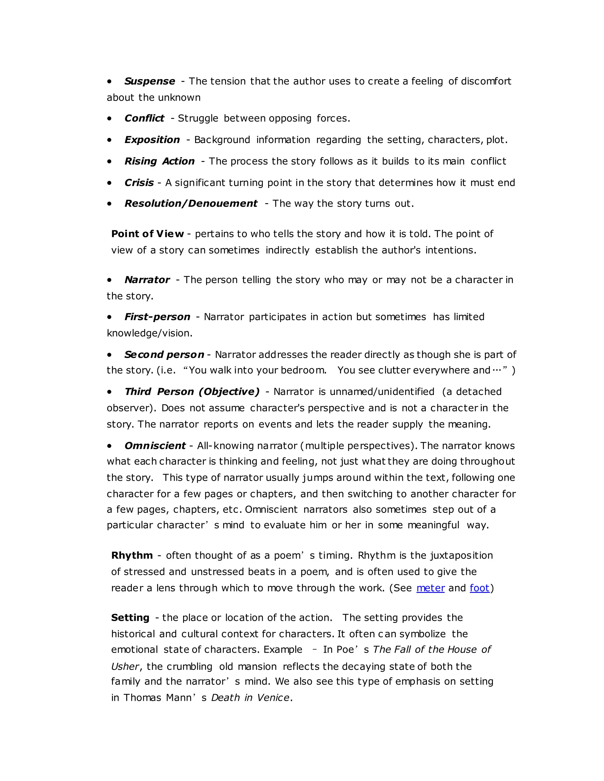 Literary analysis | DOC