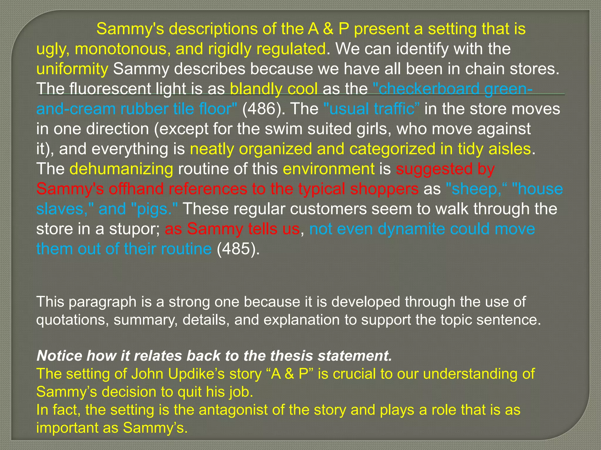 Literary analysis essay - writing it | PPT