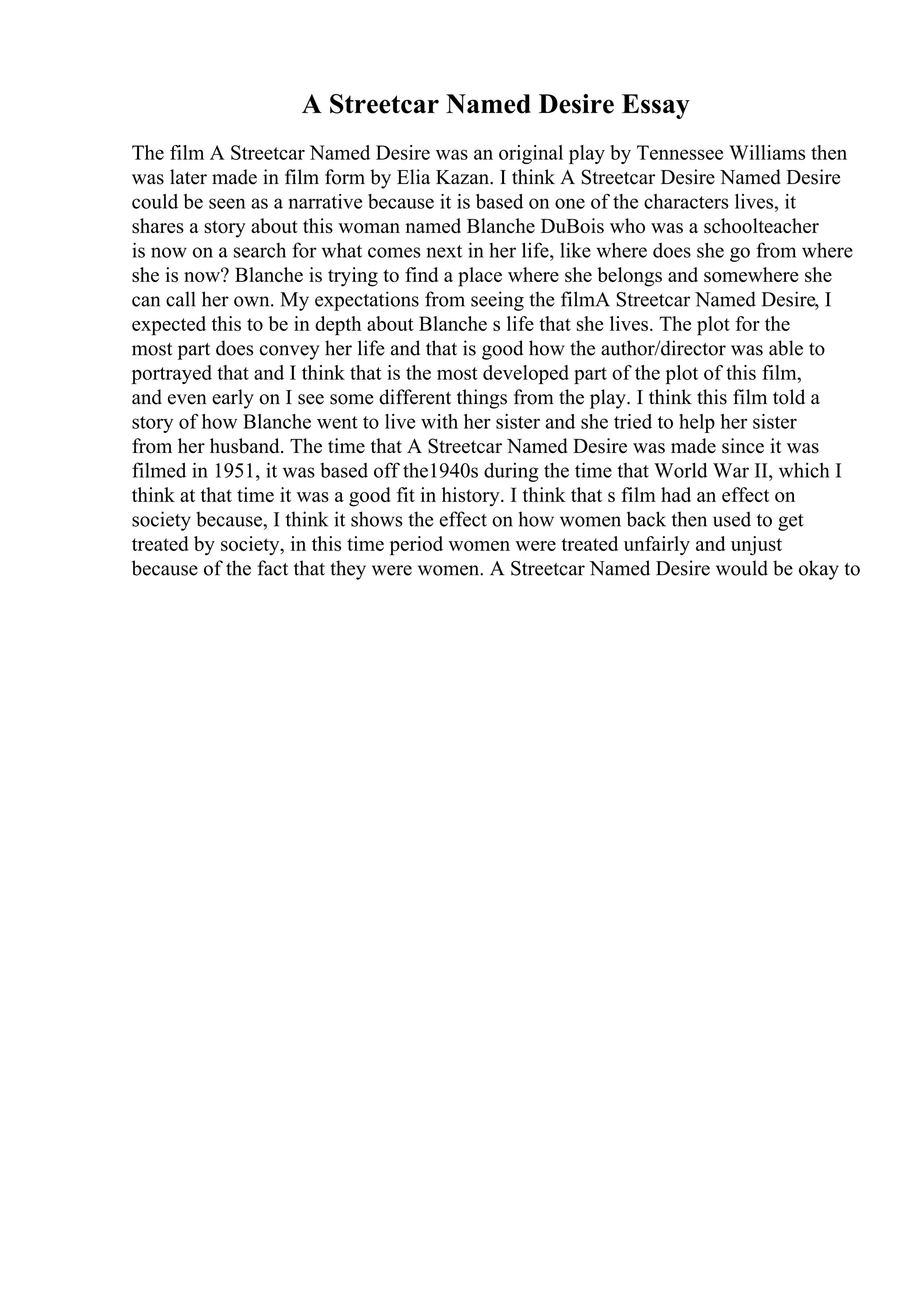 Literary Analysis Essay Example Short Story | PDF