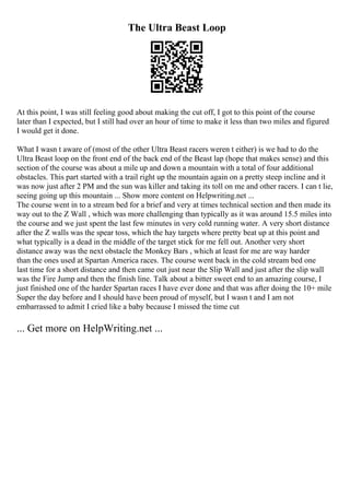 Literary Analysis Essay Revision Checklist | PDF