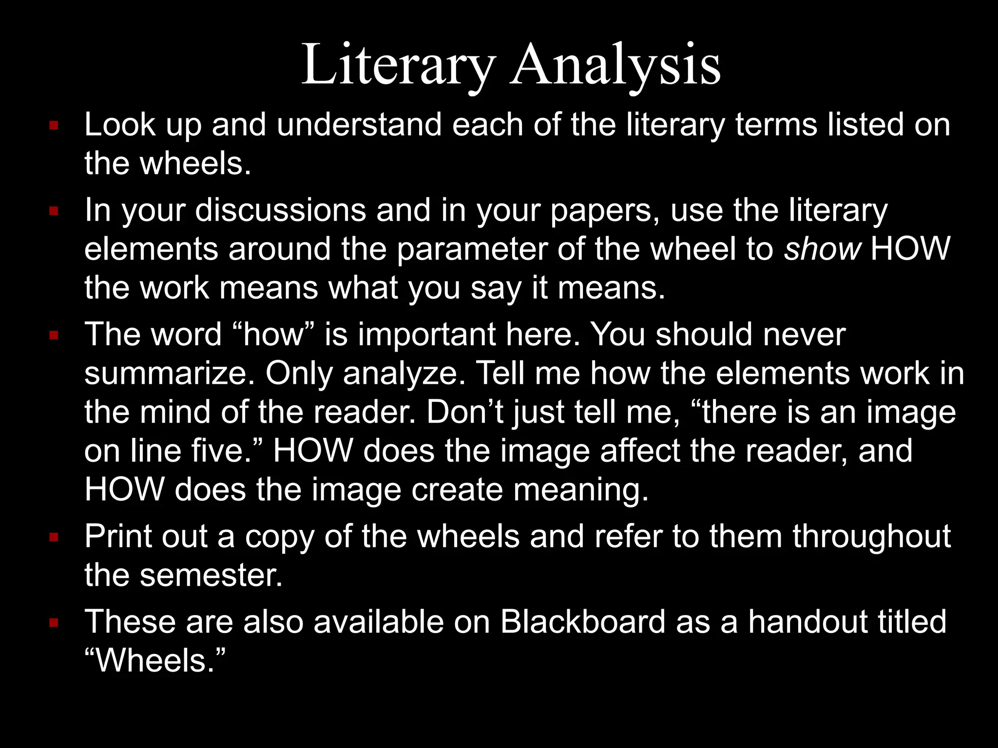 Literary Analysis Notes | PDF