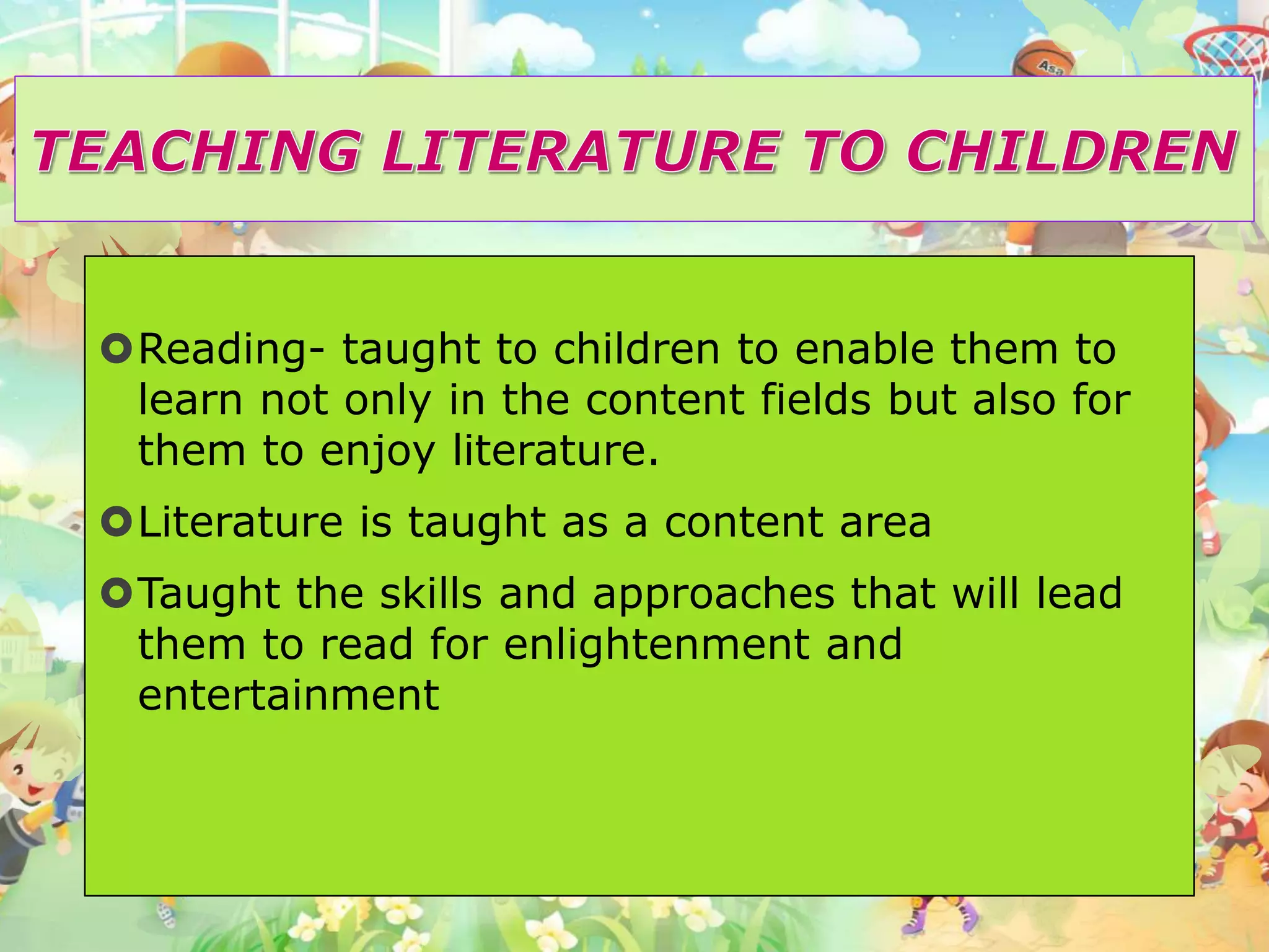 Literary appreciation skills | PPTX