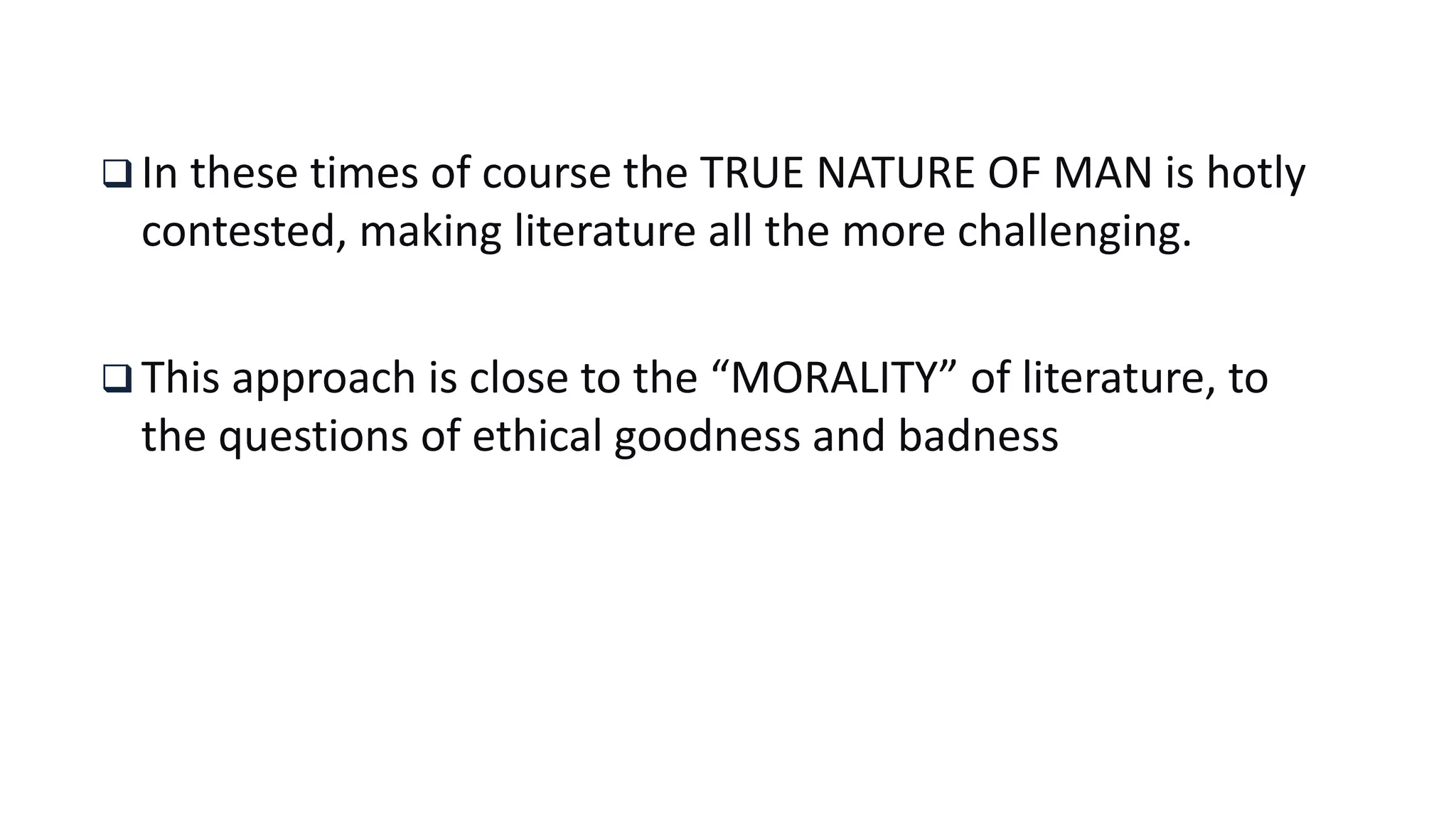 Literary approaches | PPTX