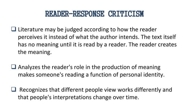 Literary approaches | PPTX