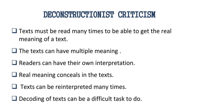 Literary approaches | PPTX