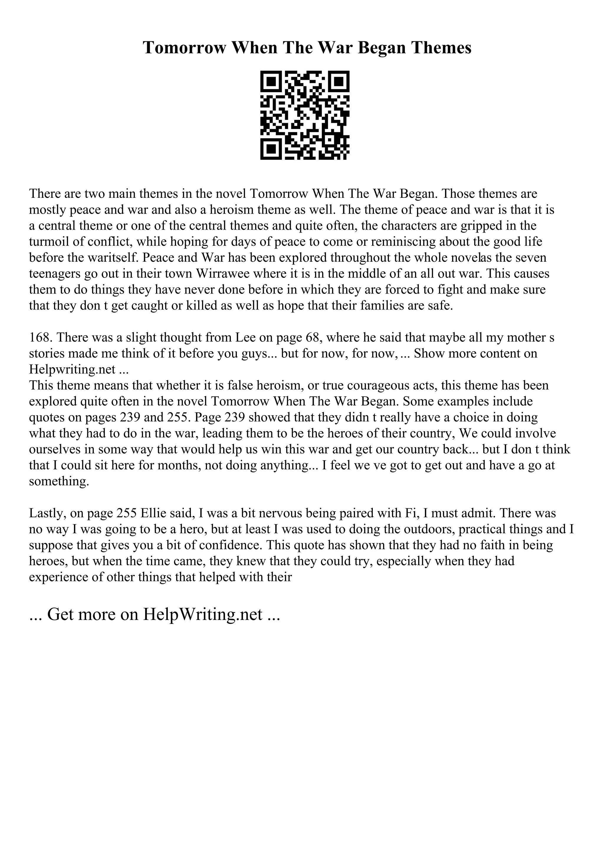 Literary Character Analysis Essay Example | PDF