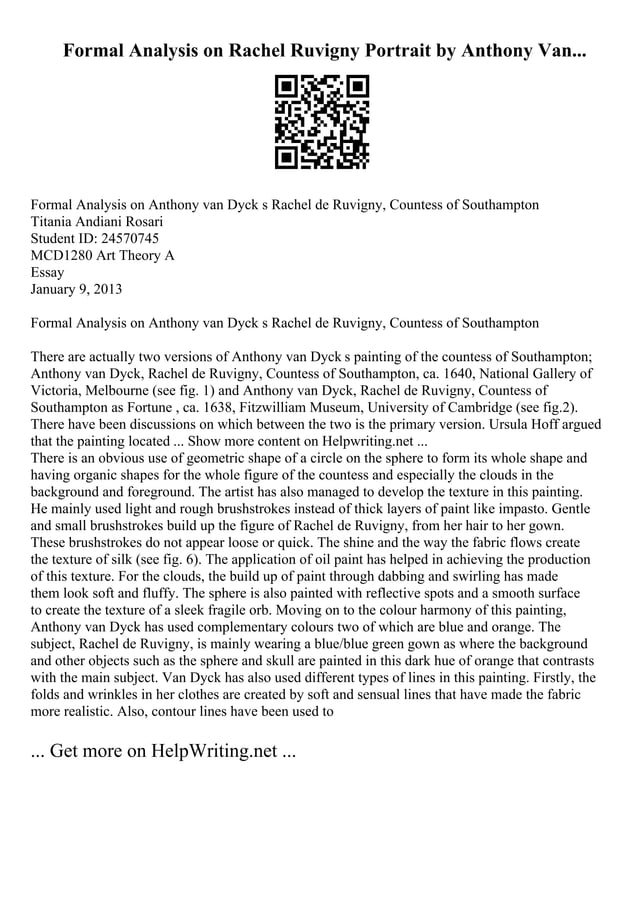 Literary Character Analysis Essay Example | PDF