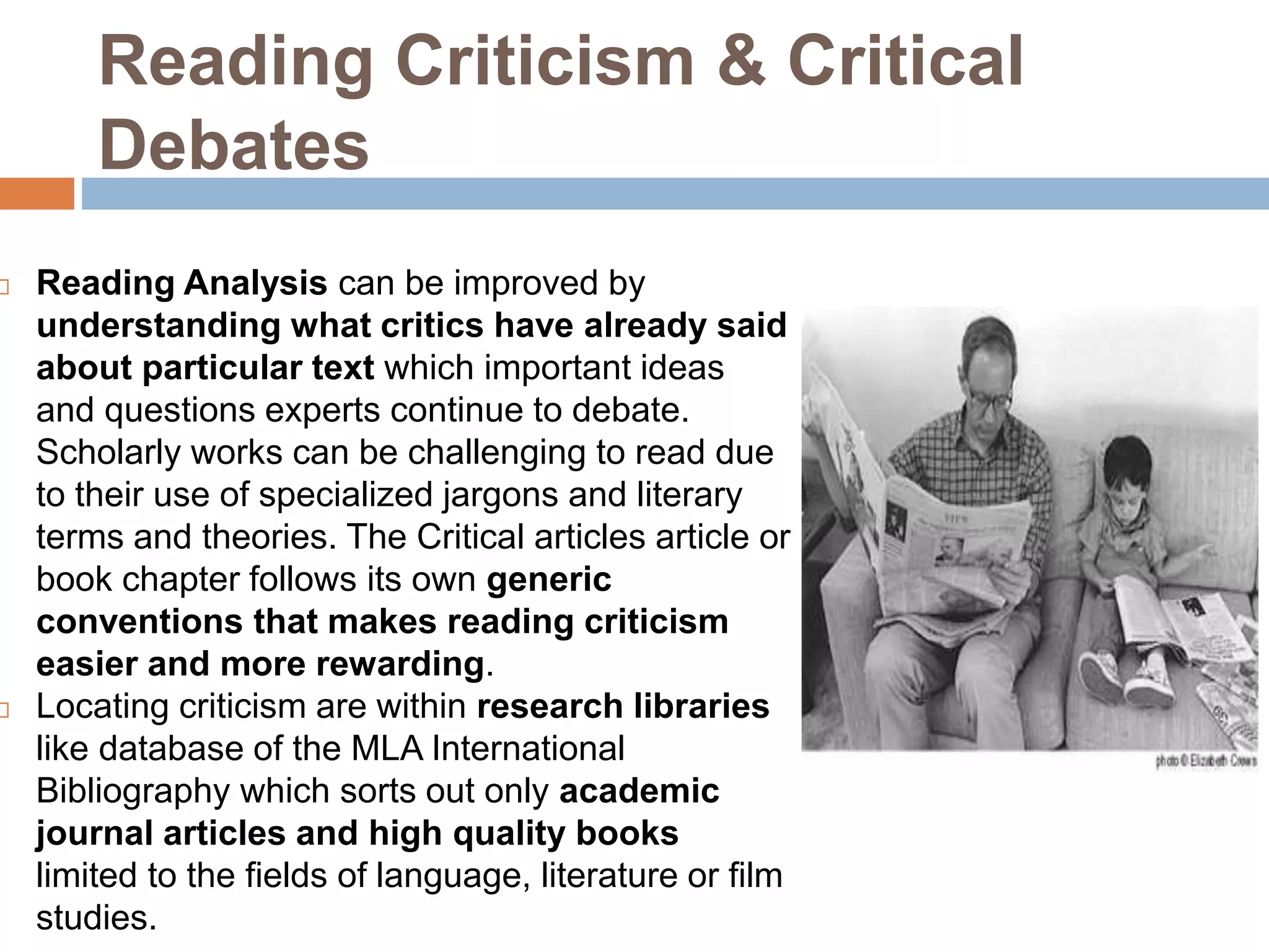 Literary criticism | PPTX