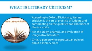 Literary criticism | PPTX