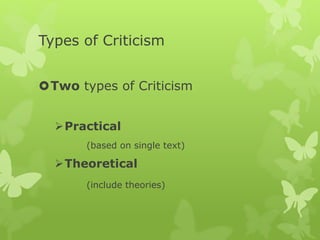 Literary criticism | PPT