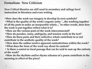 Literary Criticism.ppt | Poetry | Books and Literature