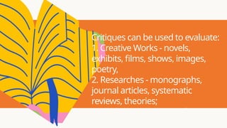 literary criticism.pptxvdcgfmhgvhdfdstbgnfd | PPT | Free Download