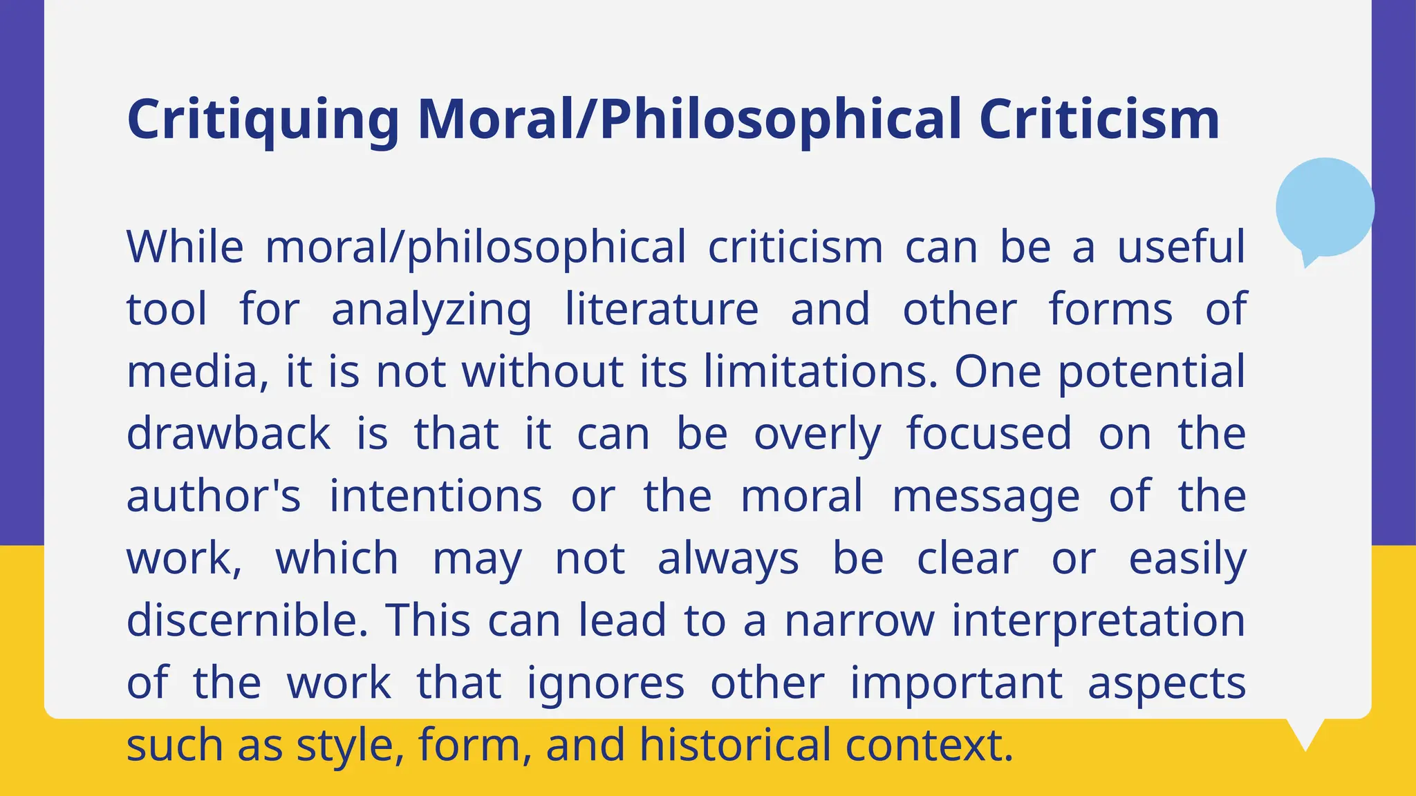 Literary Criticism -Report - Graduate Sc | PPTX