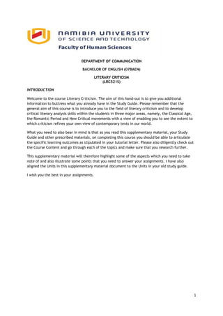 Literary criticism 2016 additional material rev (2) | PDF