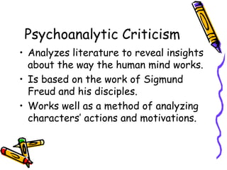 Literary Criticism Approaches literary criticism approaches | PPT