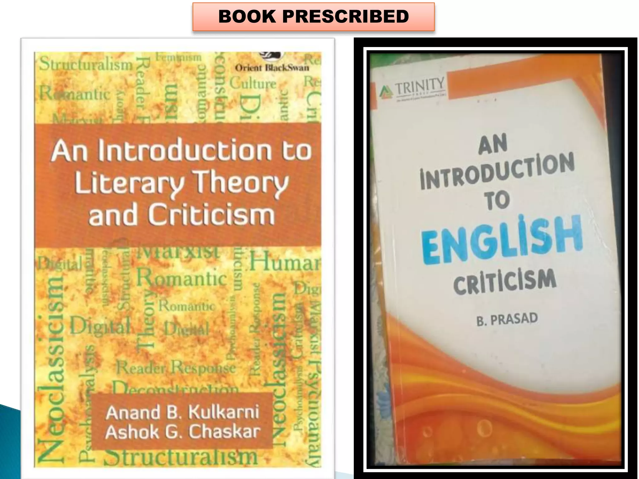 Literary criticism introduction | PPT