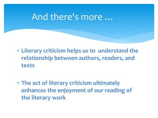 Literary Criticism Notes.ppt
