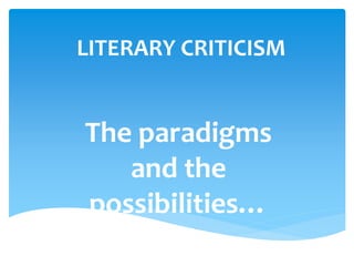 Literary Criticism Notes in English for Professional Purposes.ppt