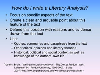 Literary criticism overview | PPTX | Books and Literature