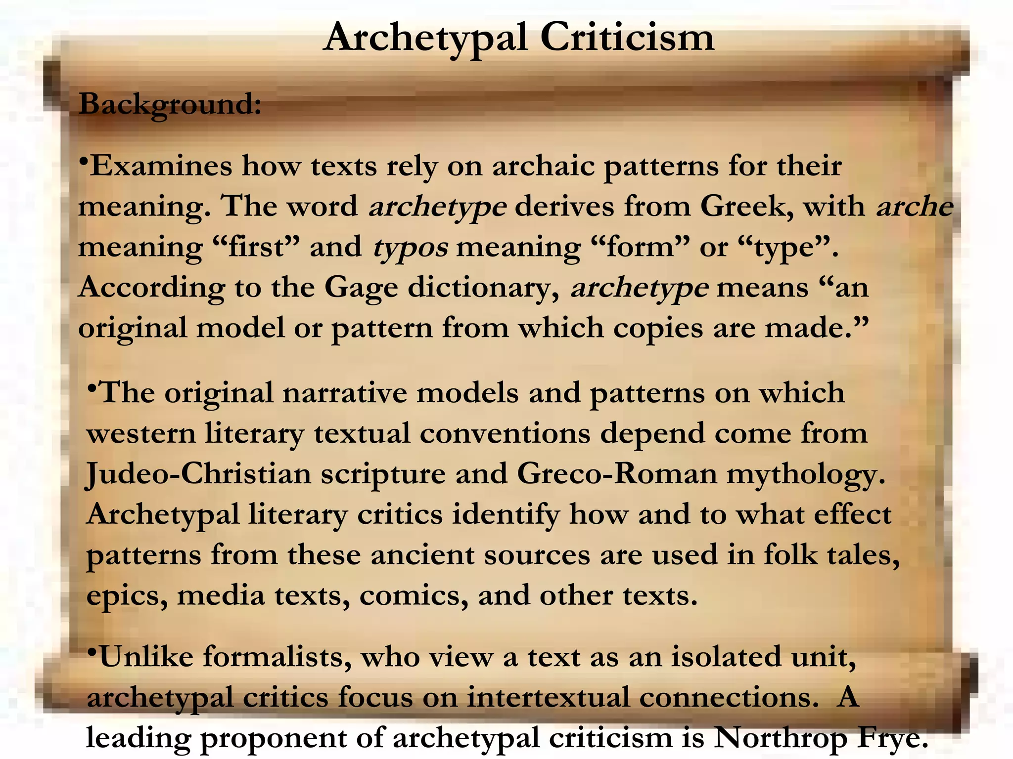 Literary criticism powerpoint | PPT
