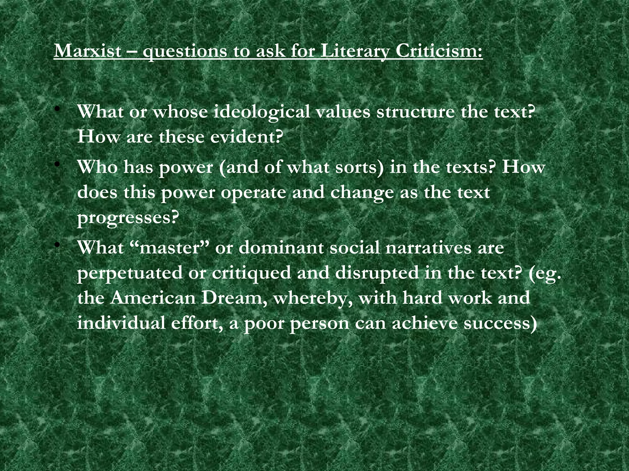 Literary criticism powerpoint | PPT