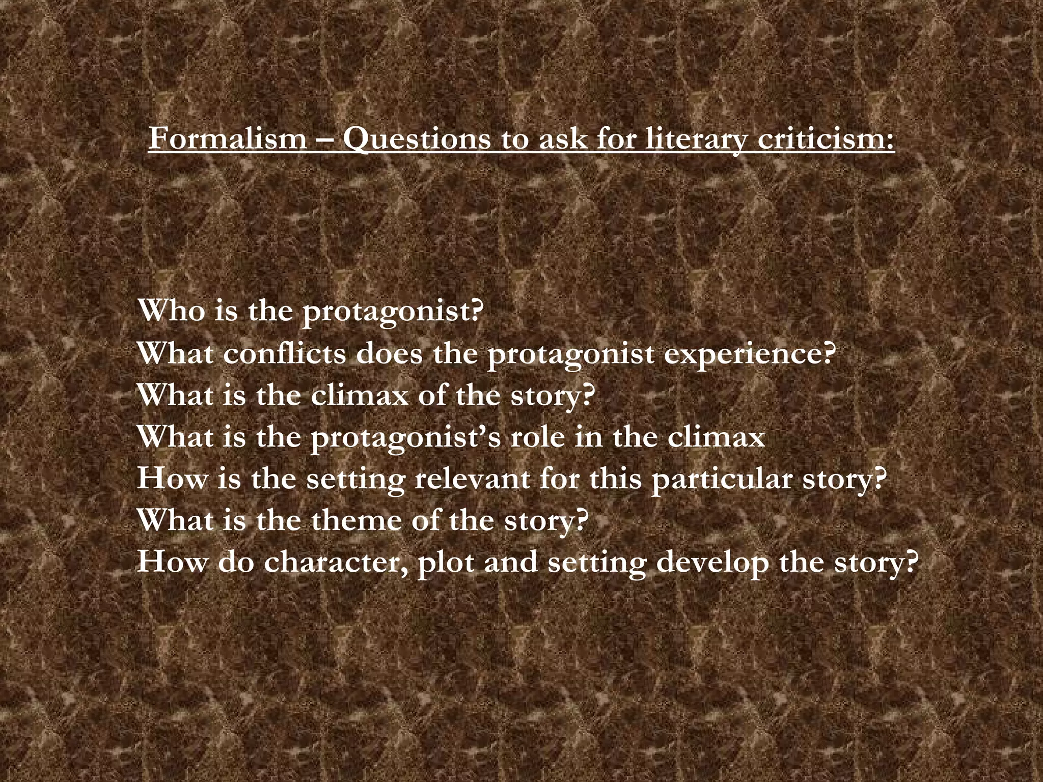 Literary criticism powerpoint | PPT