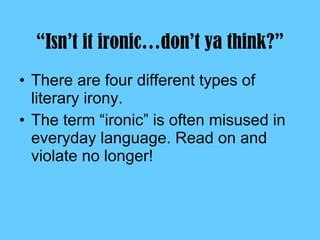 Literary Device Fun | PPT