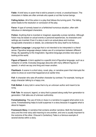 Literary devices | DOCX