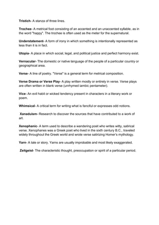 Literary devices | DOCX