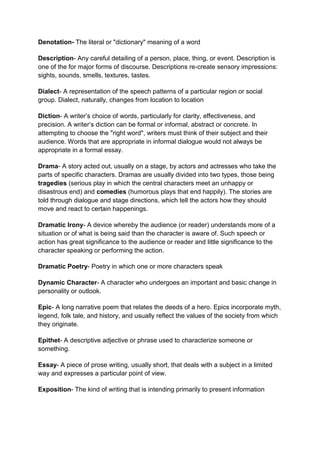Literary devices | DOCX