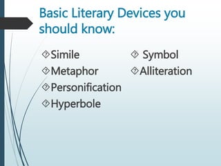 Literary Devices | PPTX
