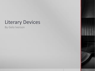 Literary devices | PPTX