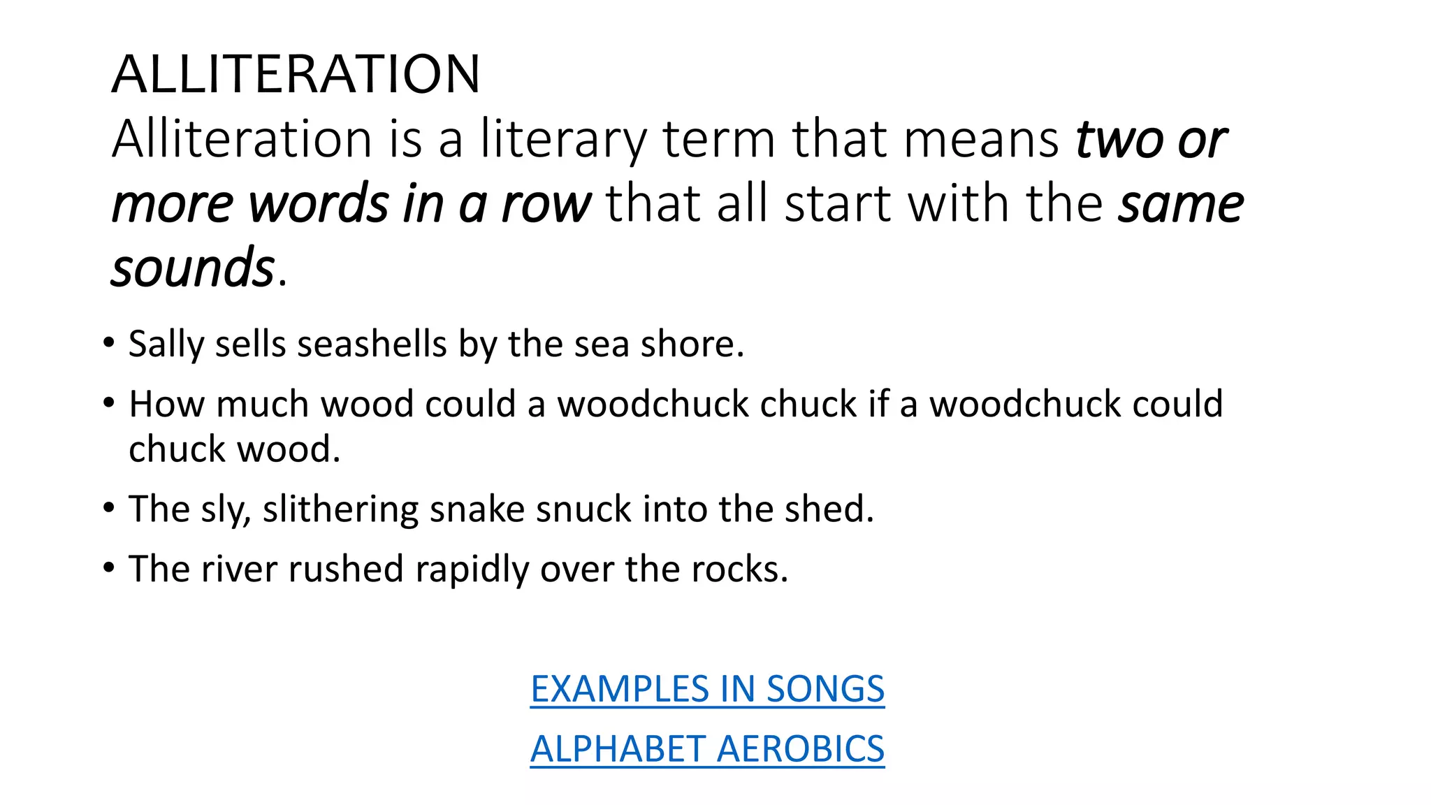 Literary devices | PPTX