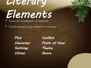 Literary devices | PPTX