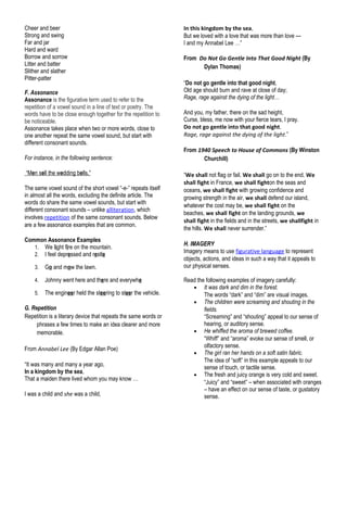 Literary devices | DOC