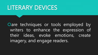LITERARY DEVICES (foreshadowing, mediares) | PPTX