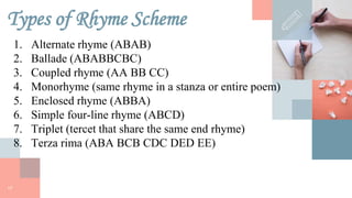 Literary devices for writing (English Majors) | PPT