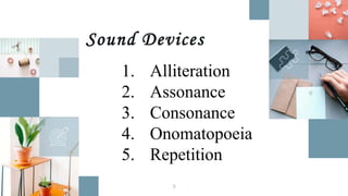 Literary devices for writing (English Majors) | PPT