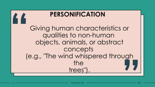 Literary Devices PowerPoint presentation | PPTX