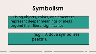 Literary Devices PowerPoint presentation | PPTX