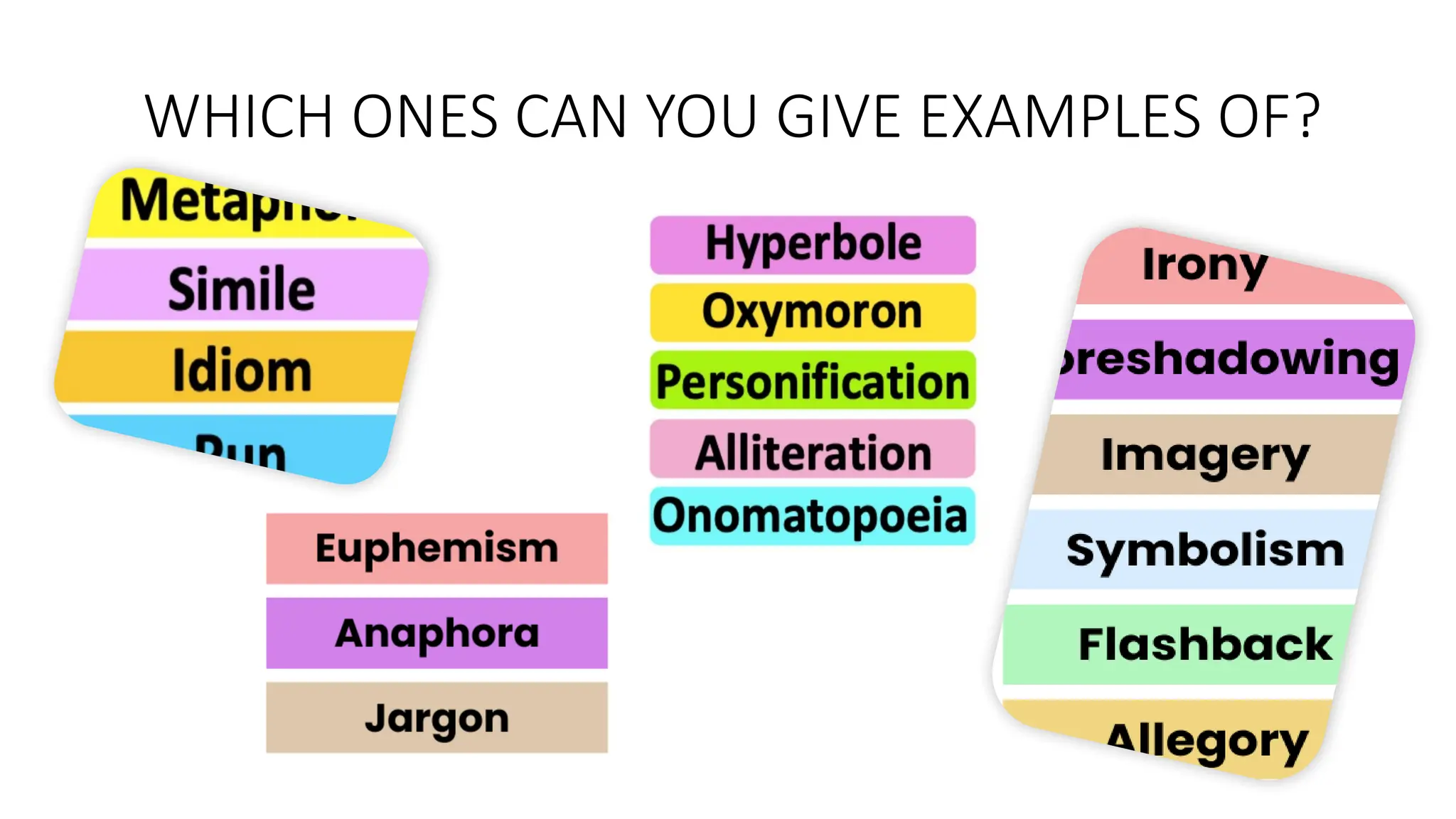 Literary Devices used in narrative and poetry | PPT